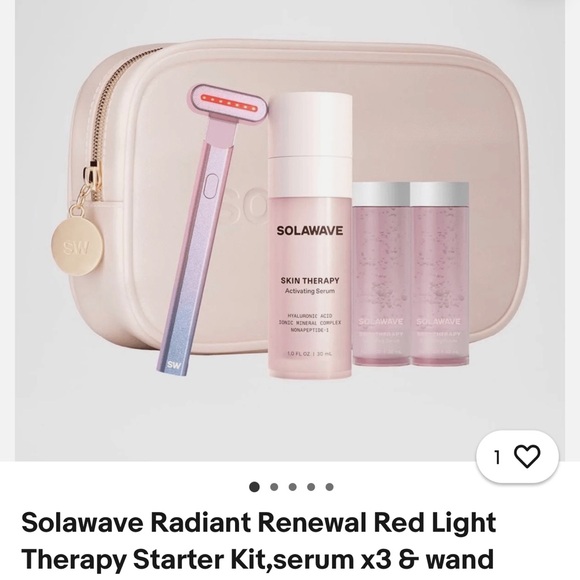 Solawave | Skincare | Radiant Renewal Red Light Therapy Starter Kit ...